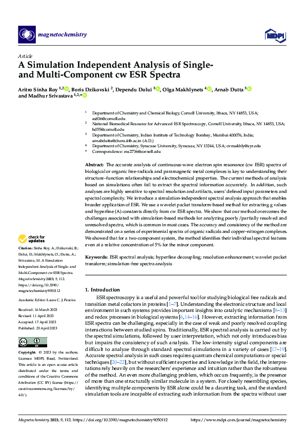 (PDF) A Simulation Independent Analysis of Single- and Multi-Component ...