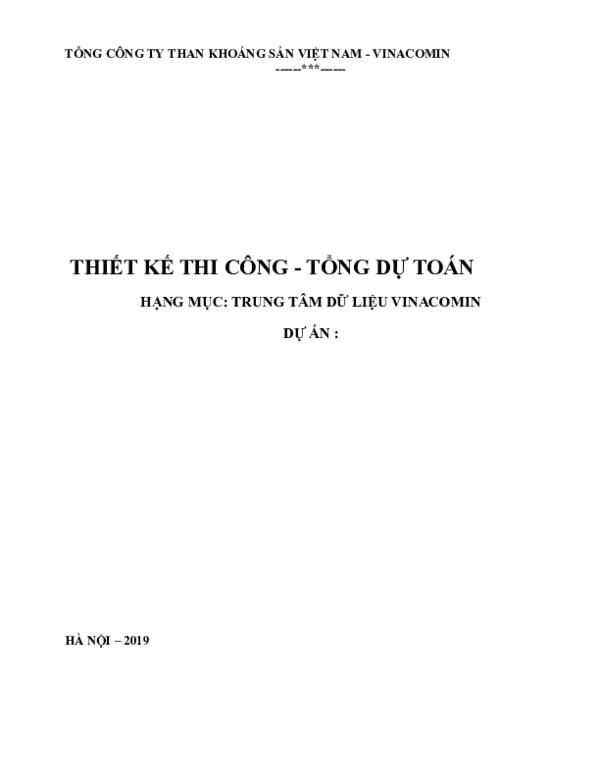 (DOC) Data Center Template Design