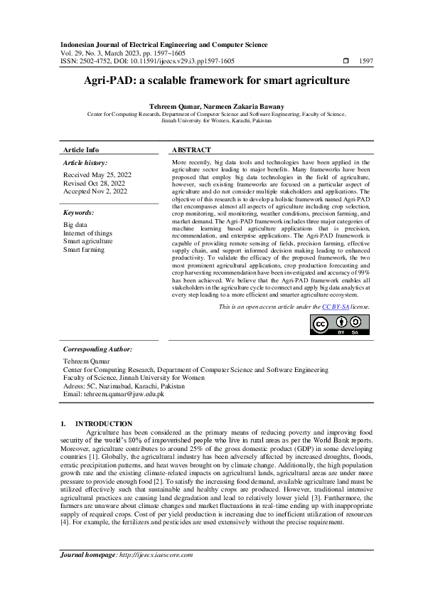 (PDF) Agri-PAD: a scalable framework for smart agriculture (PDF) Agri-PAD: a scalable framework for smart agriculture