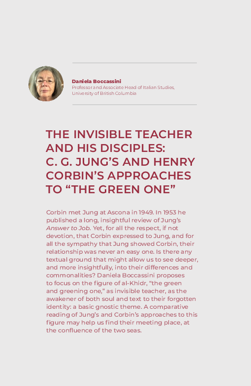 (PDF) THE INVISIBLE TEACHER AND HIS DISCIPLES: C. G. JUNG'S AND HENRY ...