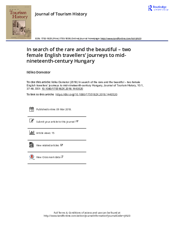 (PDF) In search of the rare and the beautiful – two female English ...