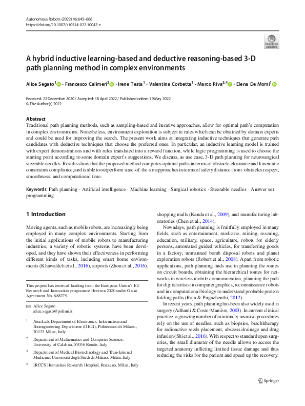 (PDF) A hybrid inductive learning-based and deductive reasoning-based 3-D path planning method ...