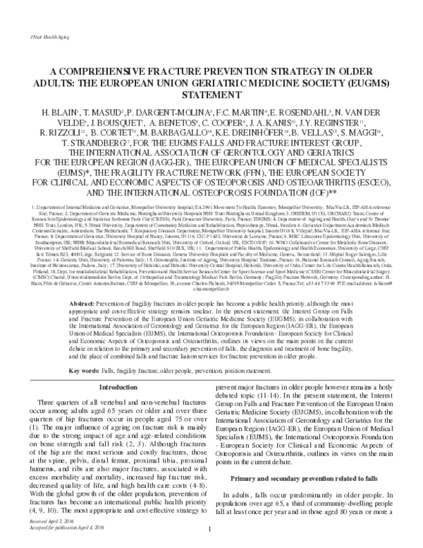 (PDF) A Comprehensive Fracture Prevention Strategy in Older Adults: The ...