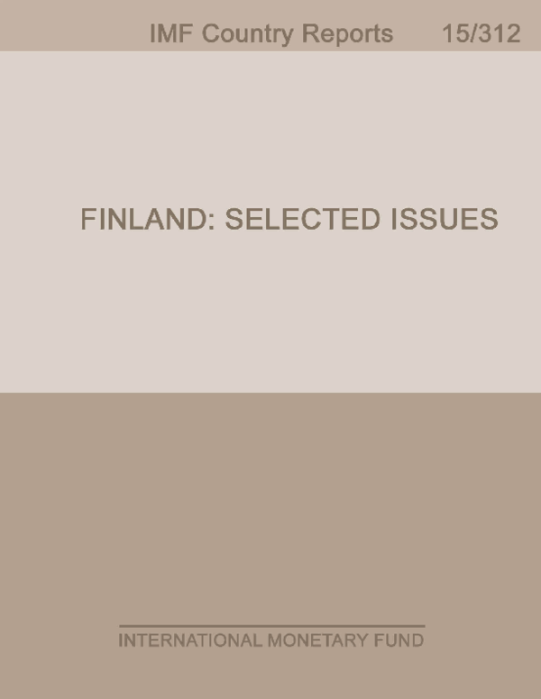 (PDF) Finland: Selected Issues