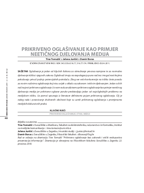 (PDF) Covert Advertising as an Example of Unethical Activities in the ...