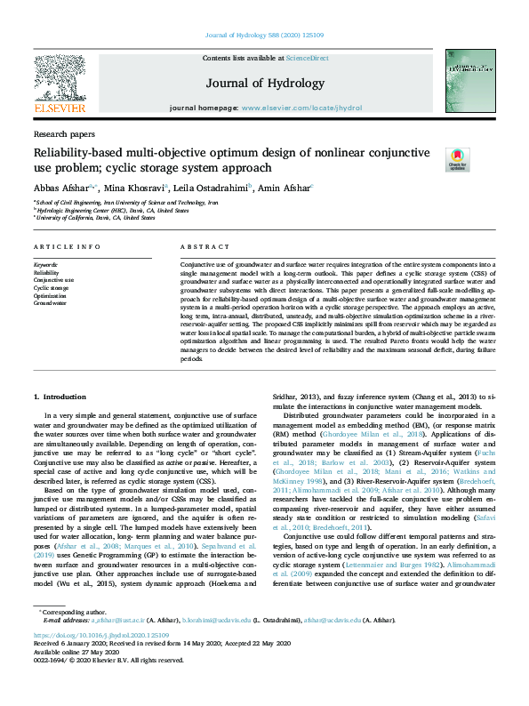 (PDF) Reliability-based multi-objective optimum design of nonlinear conjunctive use problem ...