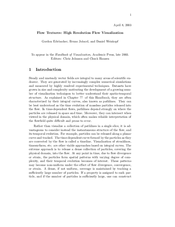 (PDF) Flow Textures
