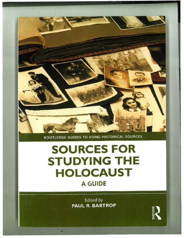 (PDF) Art as a Source for Studying the Holocaust 1