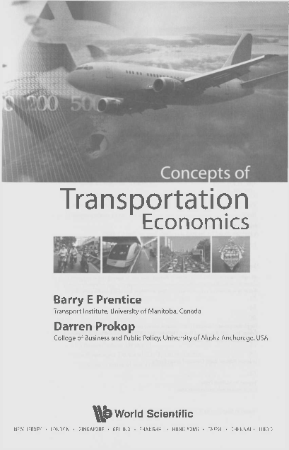 (PDF) Concepts of Transportation Economics