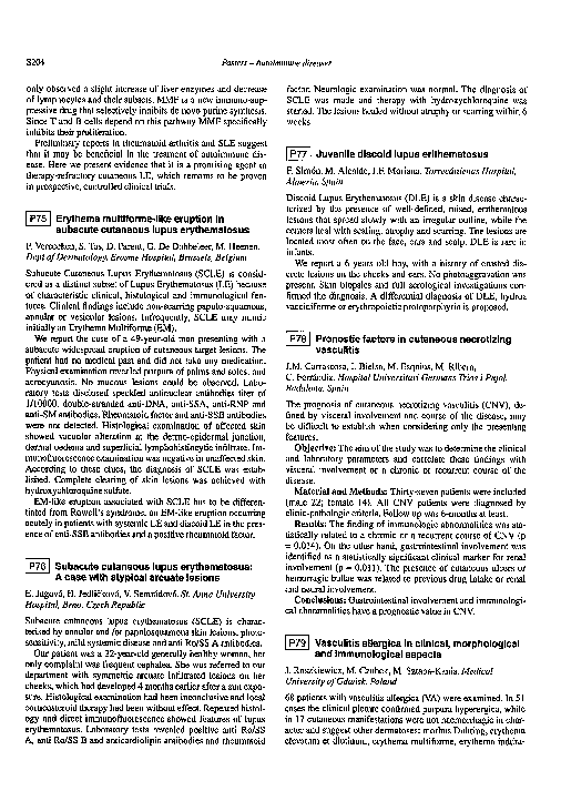 (PDF) Erythema multiforme-like eruption in subacute cutaneous lupus ...