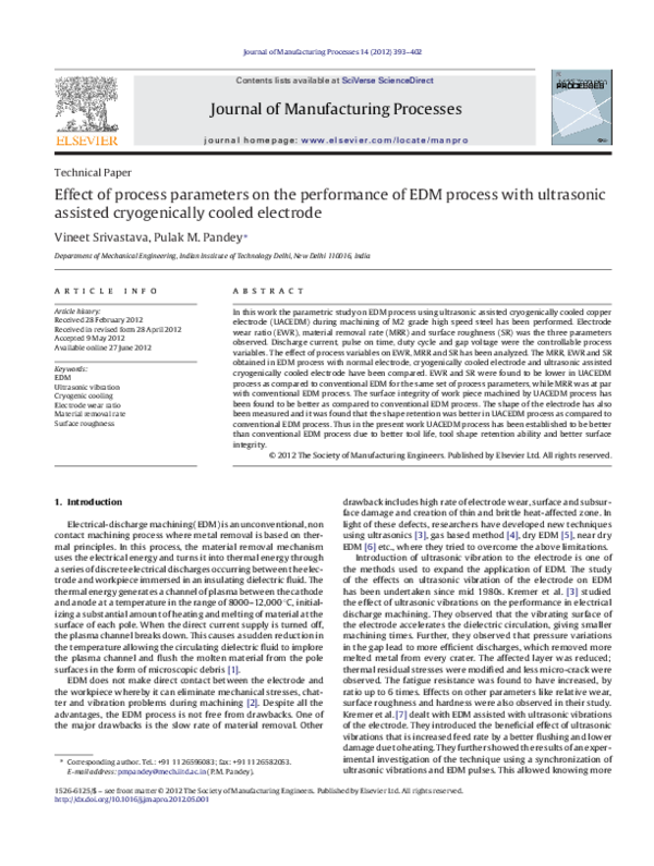 (PDF) Effect of Process Parameters on the Performance of Powder Mixed EDM of Ni-based ...