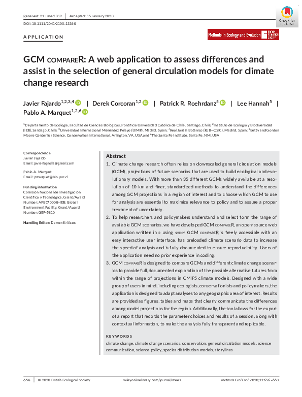 (PDF) GCM compare R: A web application to assess differences and assist ...