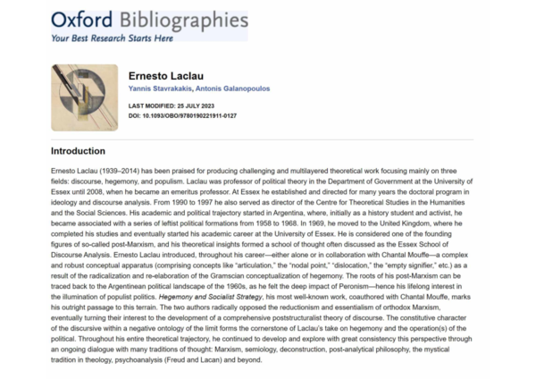 (PDF) Ernesto Laclau