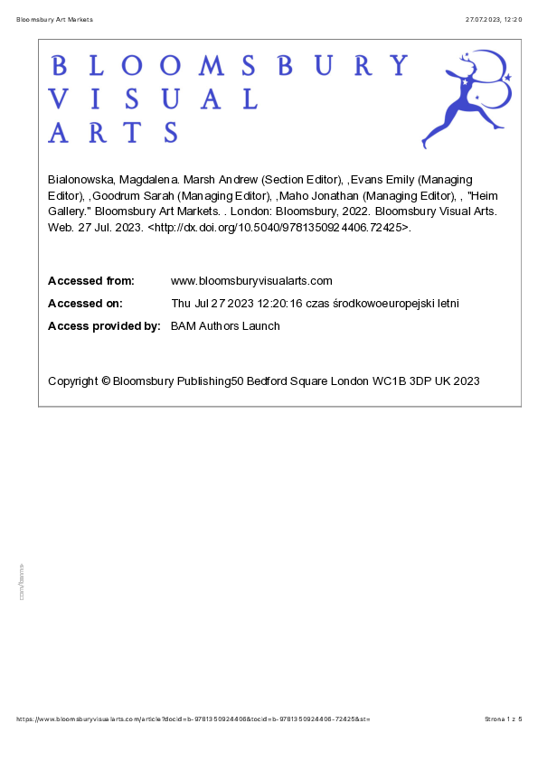 (PDF) Heim Gallery - Dictionary entry