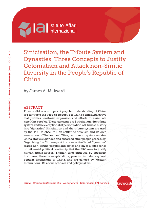 (PDF) Sinicisation, the Tribute System and Dynasties: Three Concepts to ...