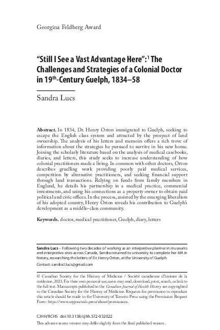 (PDF) “Still I See a Vast Advantage Here”: The Challenges and ...