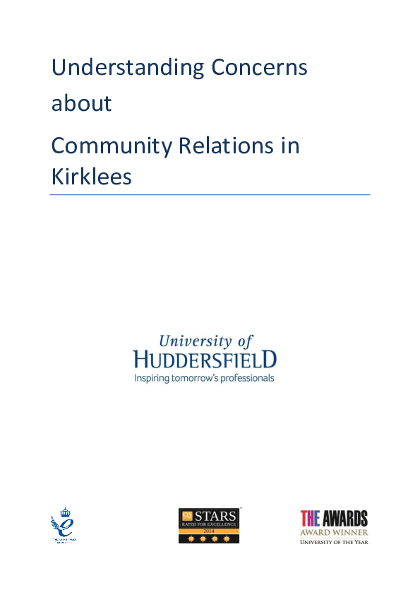 (PDF) Understanding Concerns about Community Relations