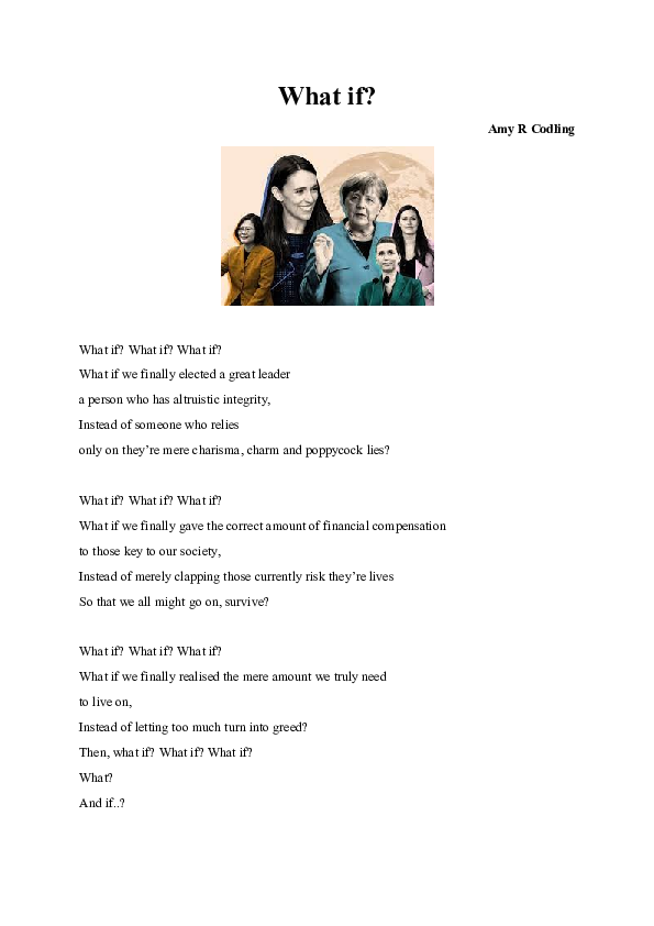 (DOC) What if? (2020) | Amy R Codling - Academia.edu