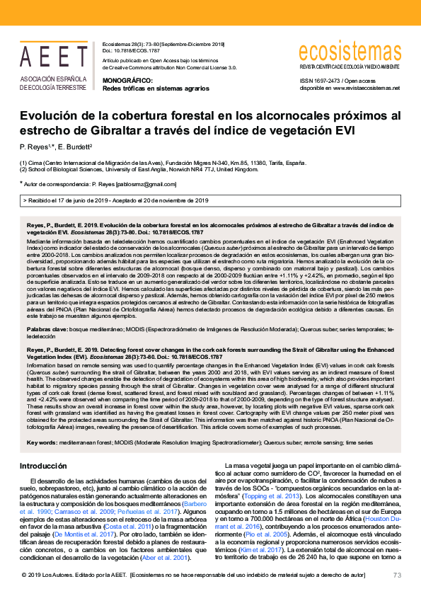 (PDF) Detecting forest cover changes in the cork oak forests ...