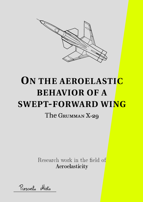 (PDF) On the aeroelastic behavior of a swept-forward wing