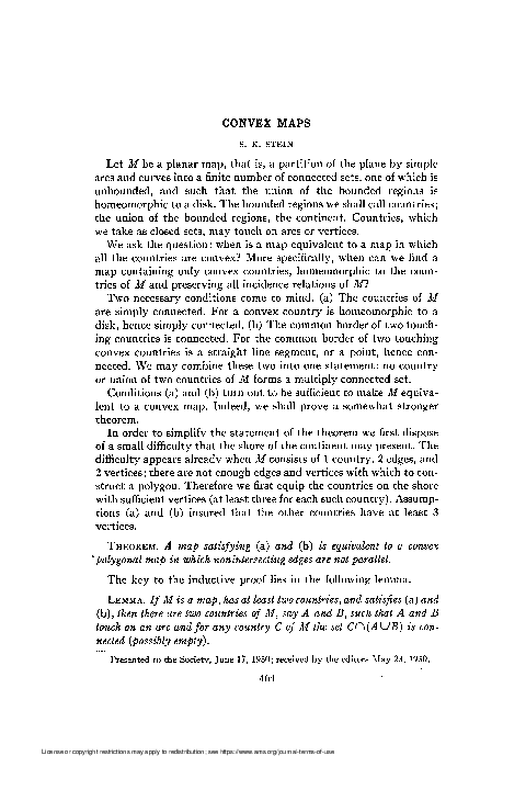 (PDF) Convex maps