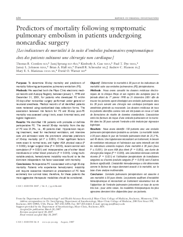 (PDF) Optimal management, prevalence, and clinical behavior of saddle ...