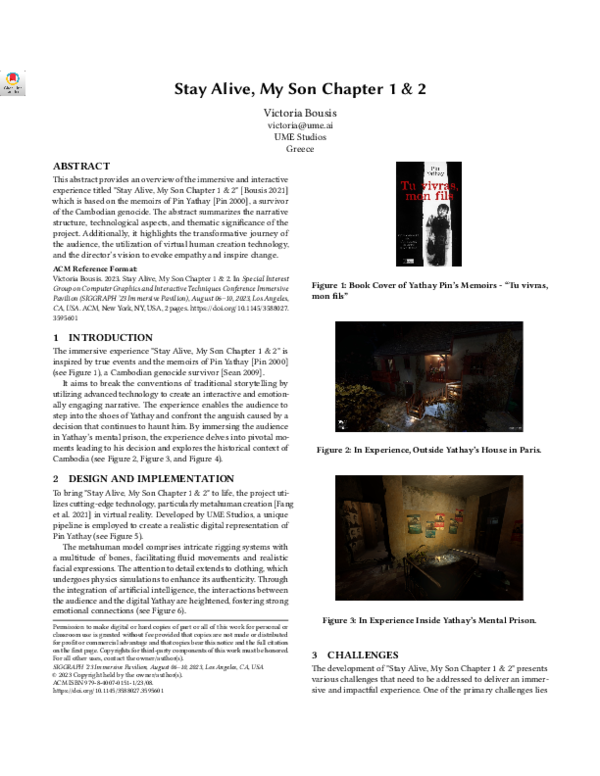 (PDF) Stay Alive, My Son Chapter 1 & 2