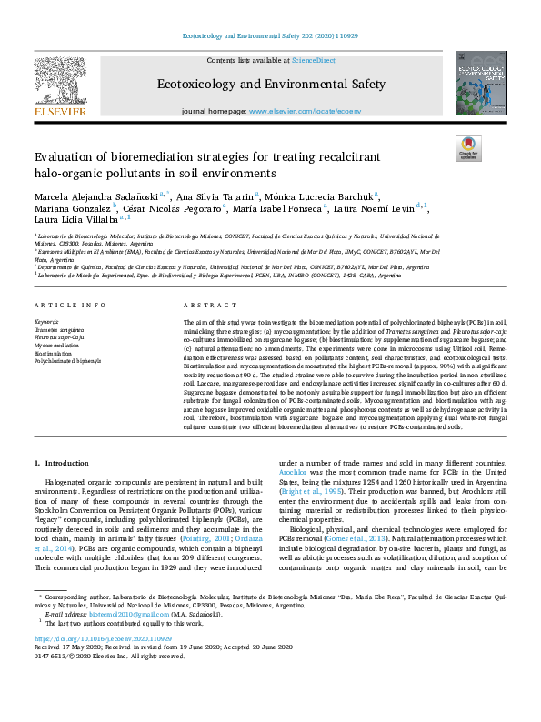 (PDF) Evaluation of bioremediation strategies for treating recalcitrant ...