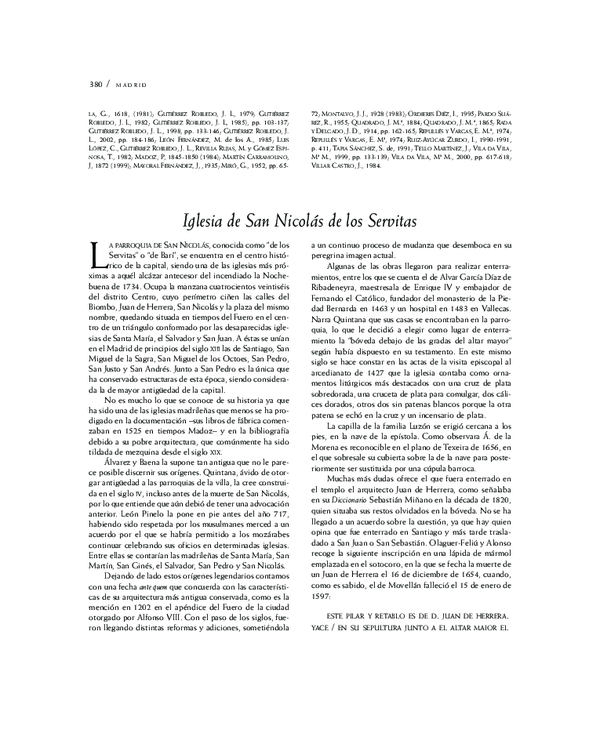 (PDF) MADRID. SAN NICOLÁS DE LOS SERVITAS