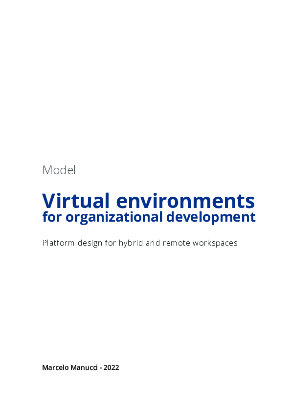 (PDF) Virtual Environments for Organizational Development