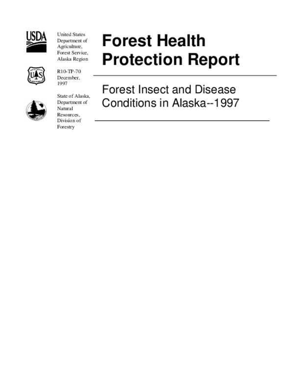 (PDF) Forest Health Protection Report