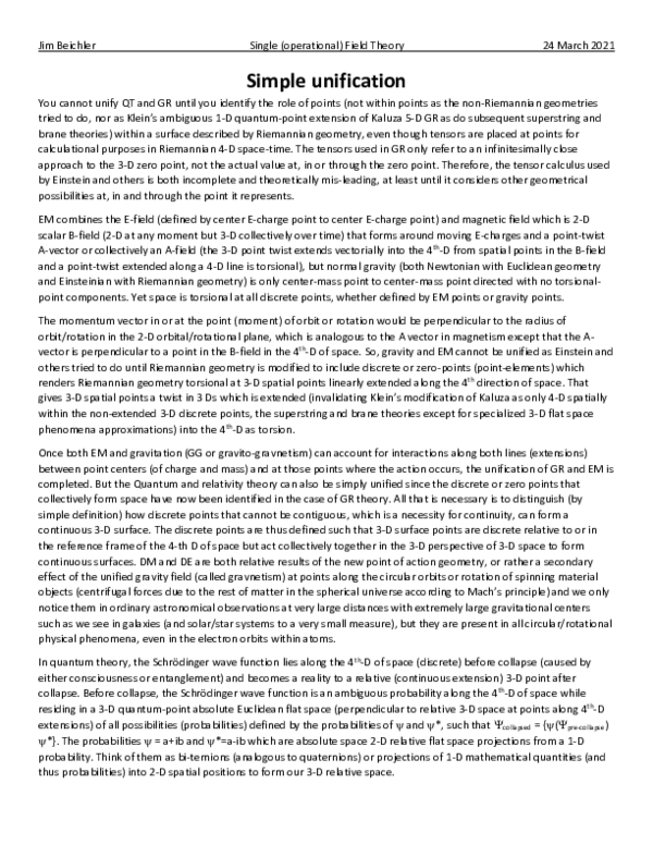 (PDF) Simple unification