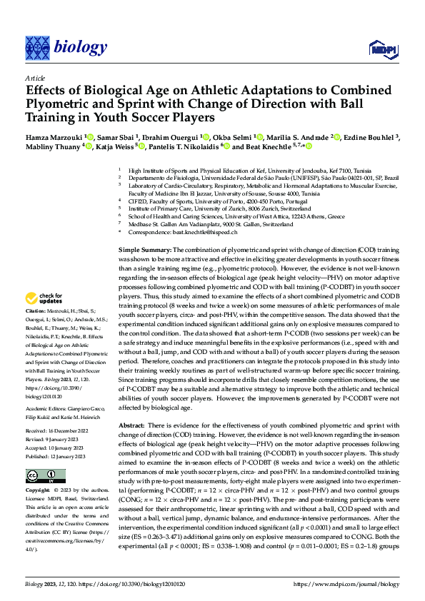 (PDF) Effects of Biological Age on Athletic Adaptations to Combined ...