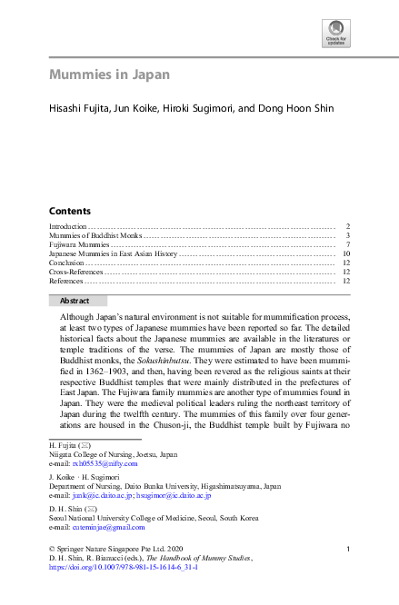 (PDF) Mummies in Japan