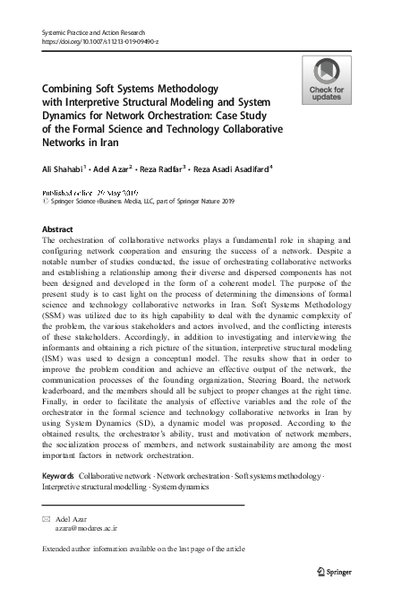 (PDF) Combining Soft Systems Methodology with Interpretive Structural ...