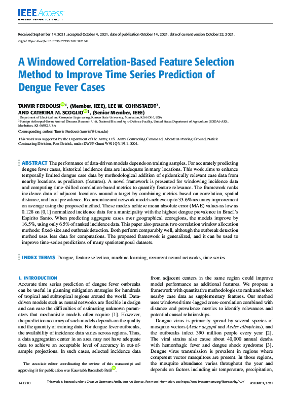 (PDF) A Windowed Correlation-Based Feature Selection Method to Improve Time Series Prediction of ...