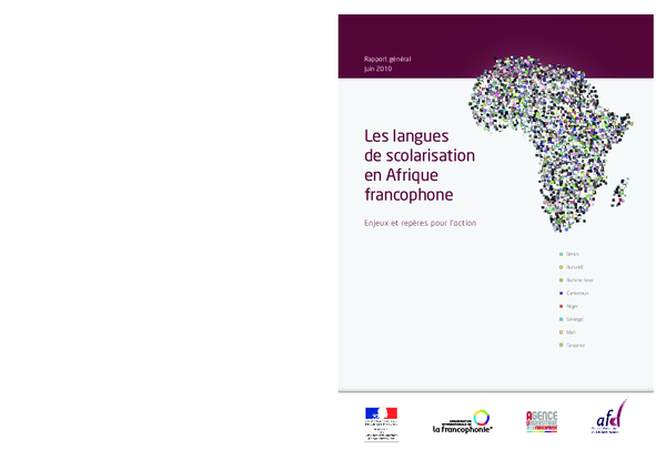 (PDF) Les langues de scolarisation en Afrique francophone. Enjeux et ...