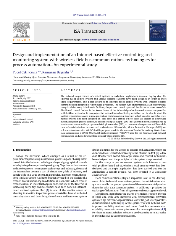 (PDF) Design and implementation of an Internet based effective controlling and monitoring system ...