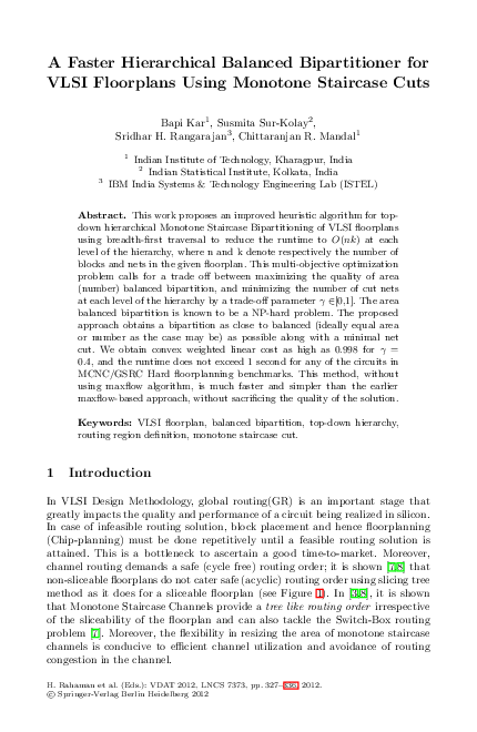 (PDF) A Faster Hierarchical Balanced Bipartitioner for VLSI Floorplans ...