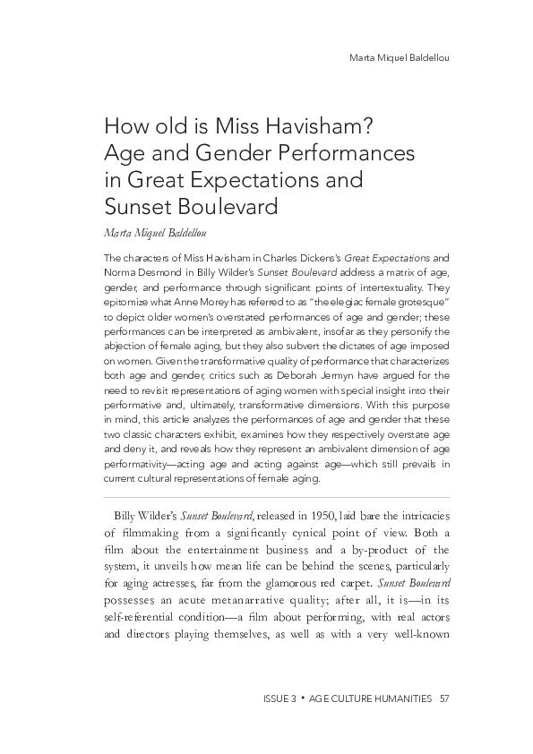(PDF) How old is Miss Havisham?