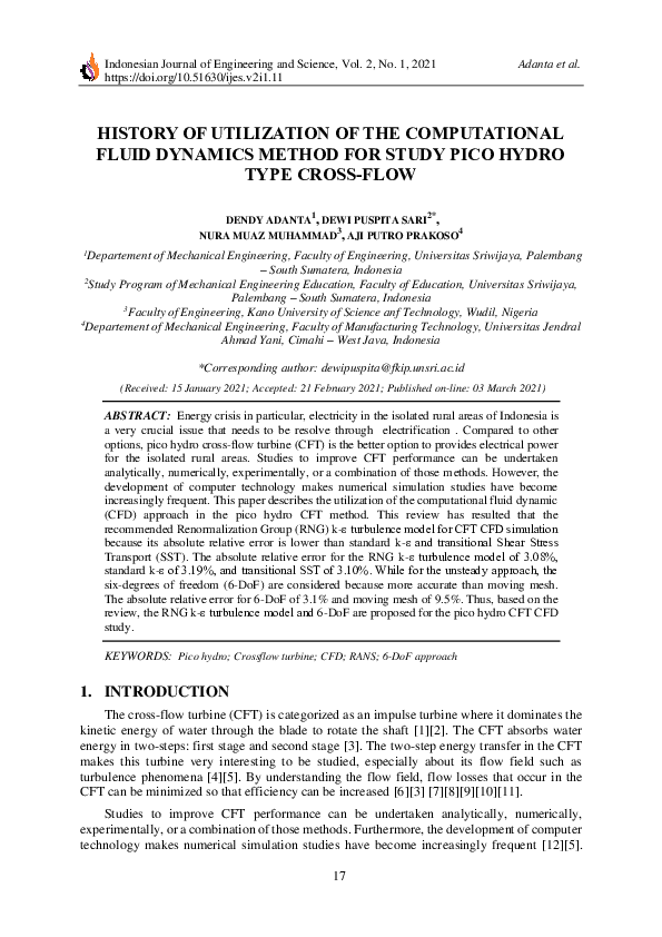 (PDF) History of Utilization of the Computational Fluid Dynamics Method ...