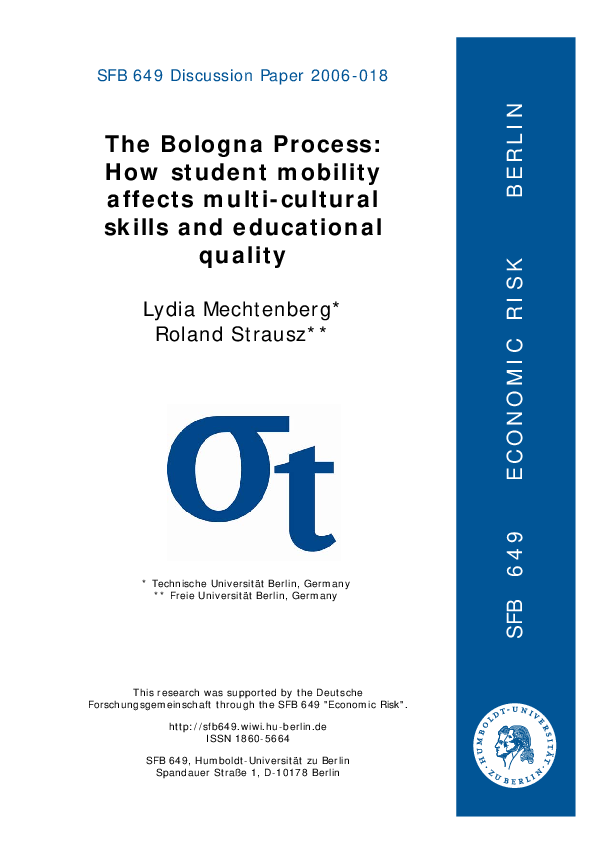 (PDF) The Bologna Process