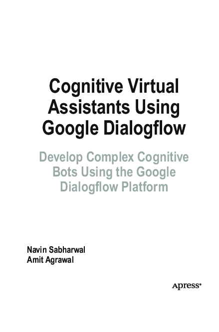 (PDF) Cognitive Virtual Assistants Using Google Dialogflow