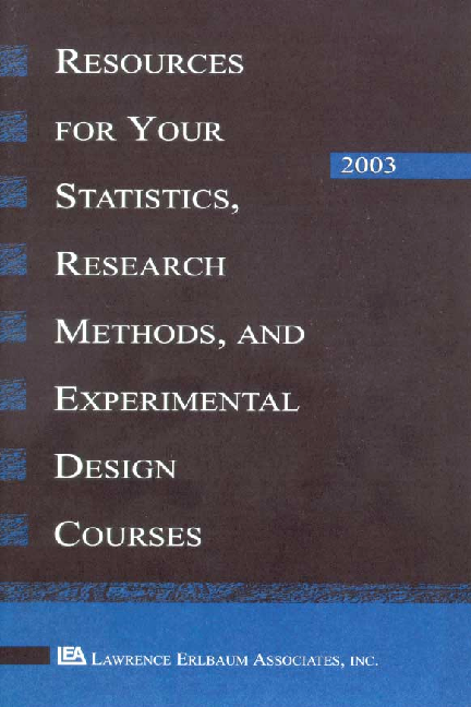 (PDF) Designing Experiments and Analysing Data: A Model Comparison Perspective