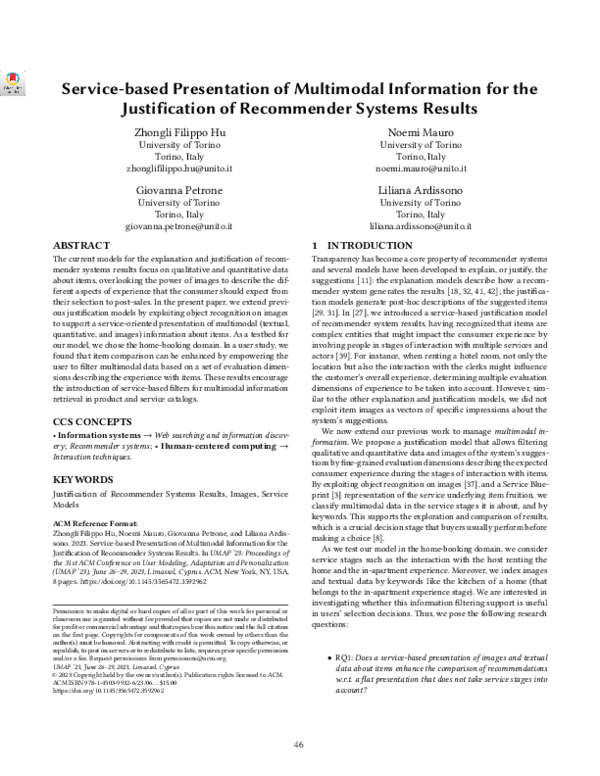 (PDF) Service-based Presentation of Multimodal Information for the ...