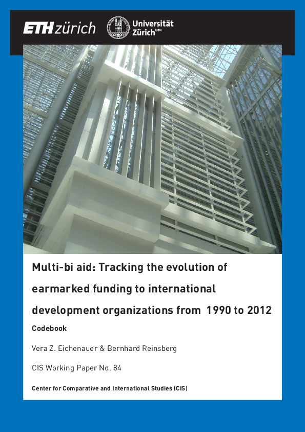 (PDF) Multi-bi aid: Tracking the evolution of earmarked funding to ...