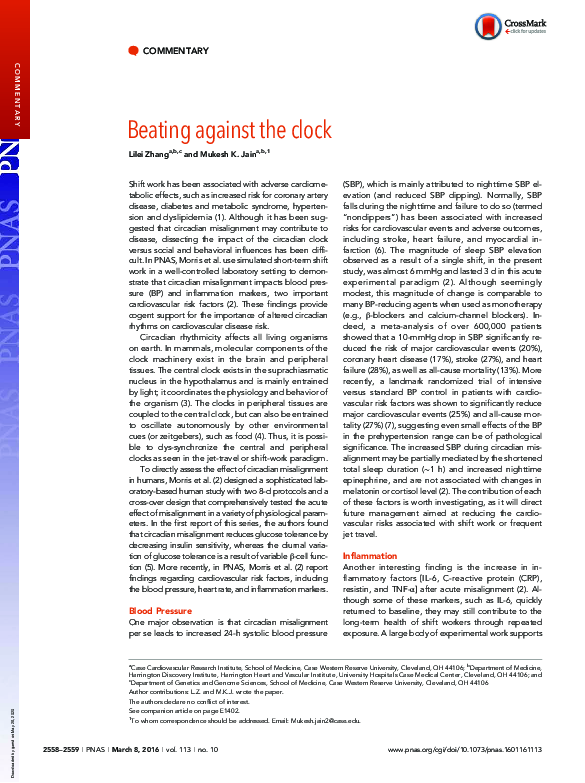 (PDF) Beating against the clock
