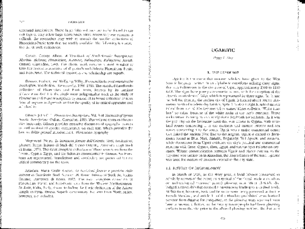 (PDF) Ugaritic