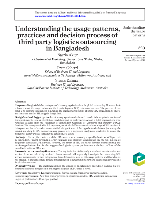 (PDF) Understanding the usage patterns, practices and decision process ...