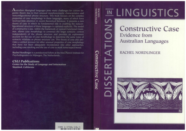 (PDF) Constructive Case: Evidence from Australian Languages